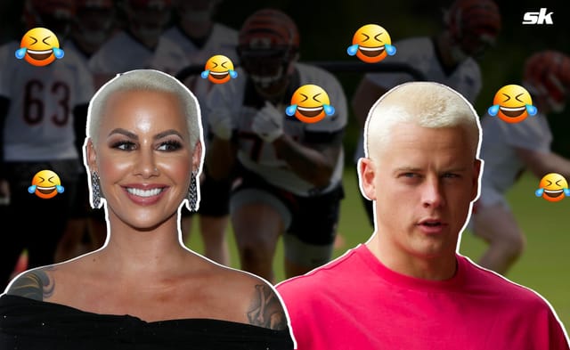 NFL analyst dubs Joe Burrow’s blonde look “Amber Rose” in hilarious ...
