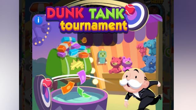 All Monopoly Go Dunk Tank tournament rewards and how to get balls