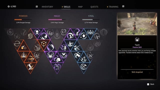 Best skills to unlock first in Flintlock The Siege of Dawn