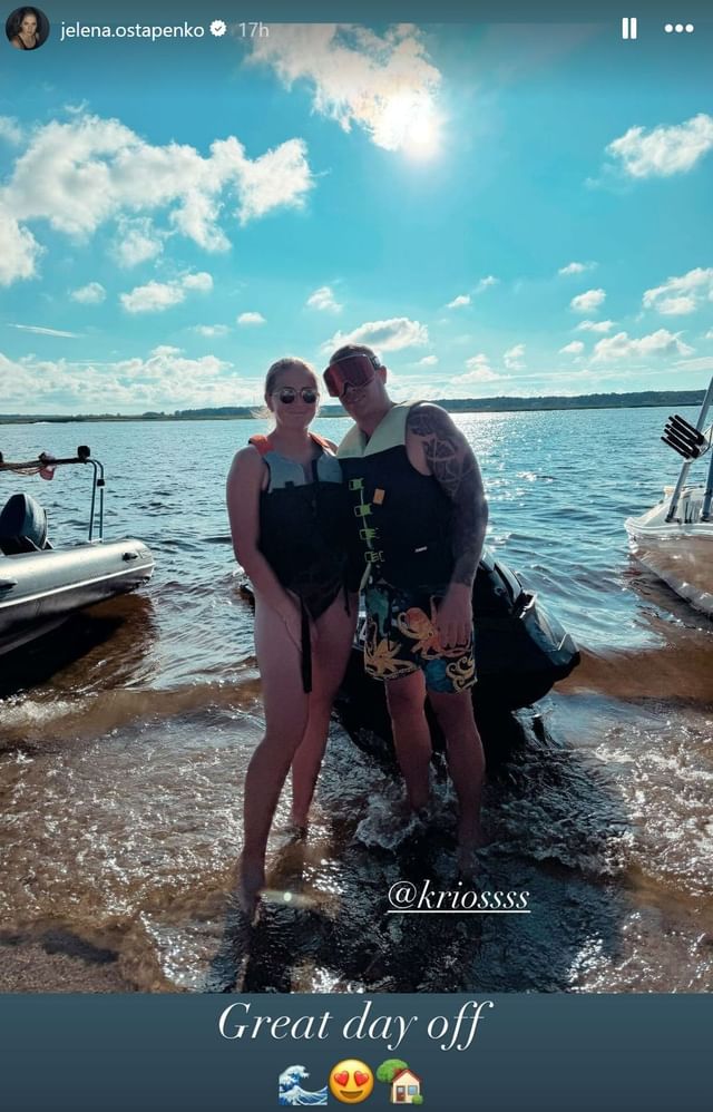 Jelena Ostapenko enjoys a "great day" by the river in Latvia with friend ahead of Paris Olympics