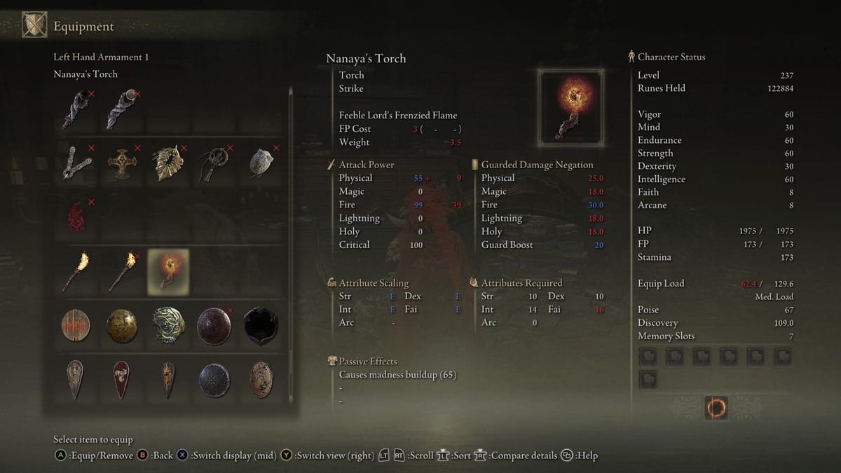 How to obtain Nanaya's Torch in Elden Ring Shadow of the Erdtree
