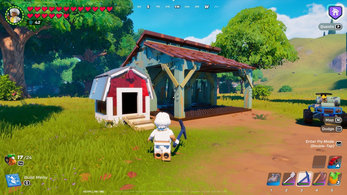 How to complete Brite Bomber quests in LEGO Fortnite