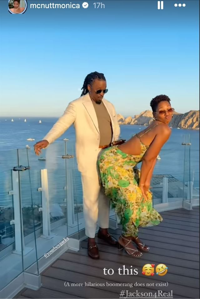 In Photos: Monica McNutt and fiancee Justin Jackson 'count down' to wedding with NSFW display of ...