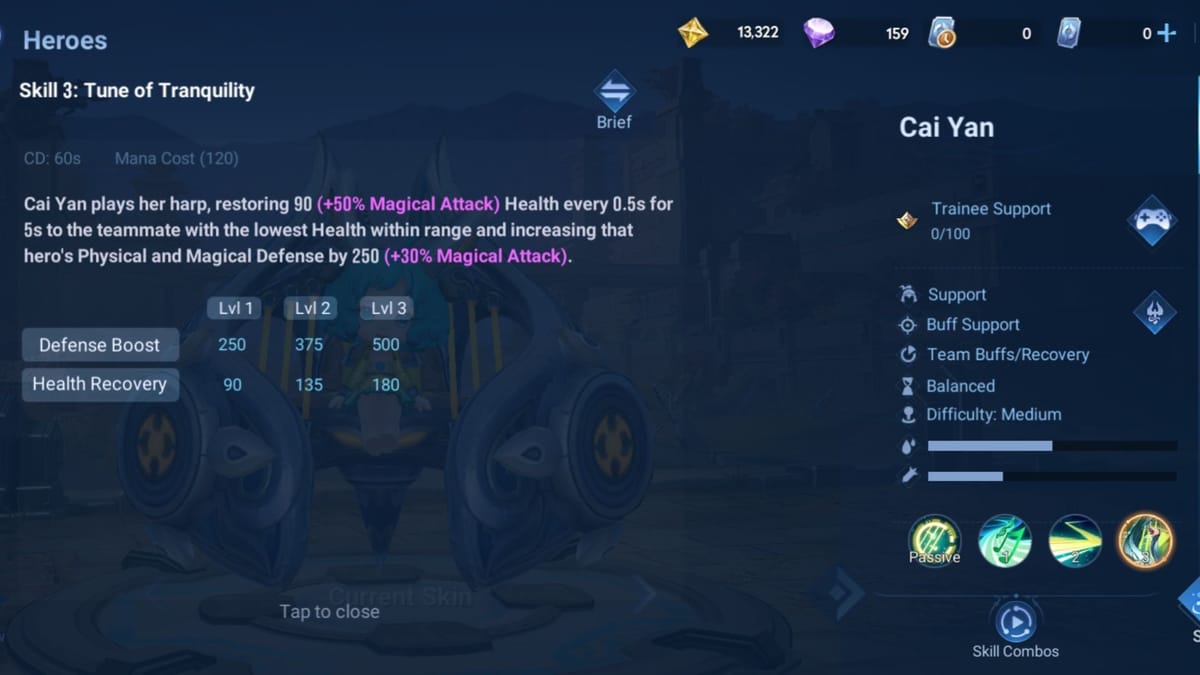 Best Cai Yan build in Honor of Kings: Equipment, Arcanas, Battle Spells ...