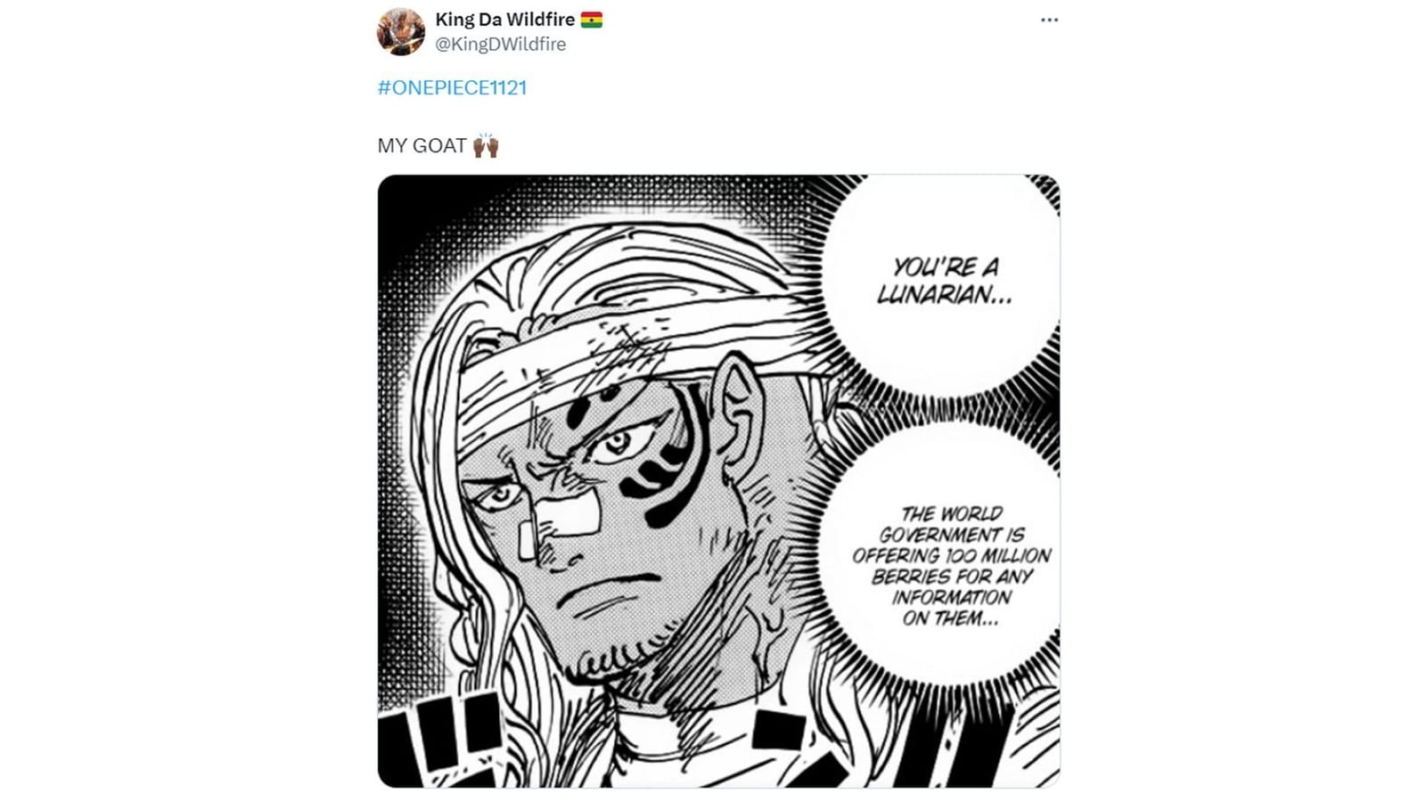 One Piece confirms the Lunarian King's fate in chapter 1121