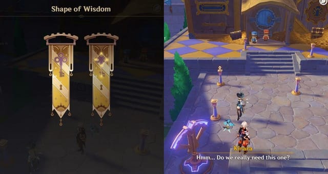 How to complete the Oracle Pillar's picture in Genshin Impact