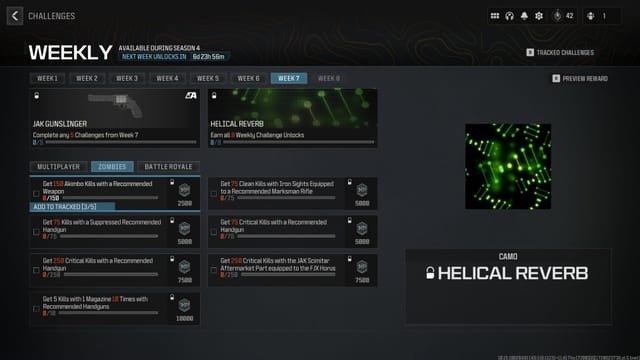 How to unlock JAK Gunslinger Aftermarket Part in Warzone and MW3