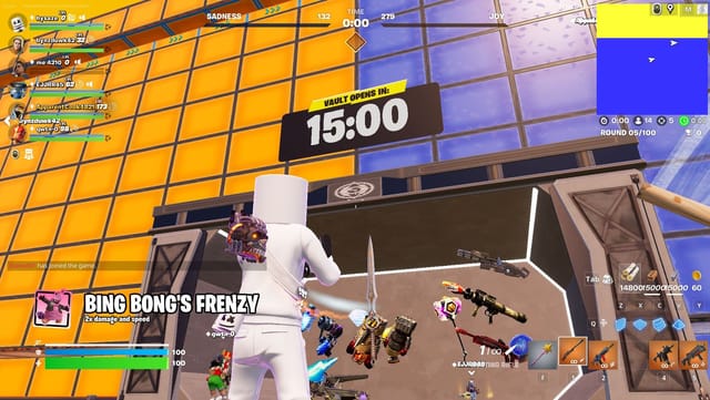 Fortnite Joy vs Sadness: UEFN map code, how to play, and more