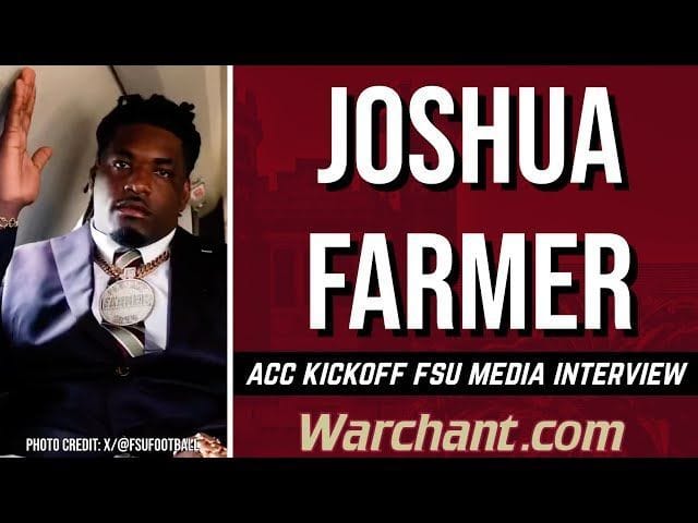 "We know what we deserve": Florida State's Joshua Farmer and team get ...