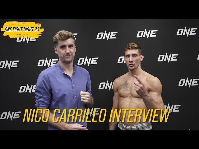 Nico Carrillo ONE Championship: "It's super satisfying" - Nico Carrillo ...