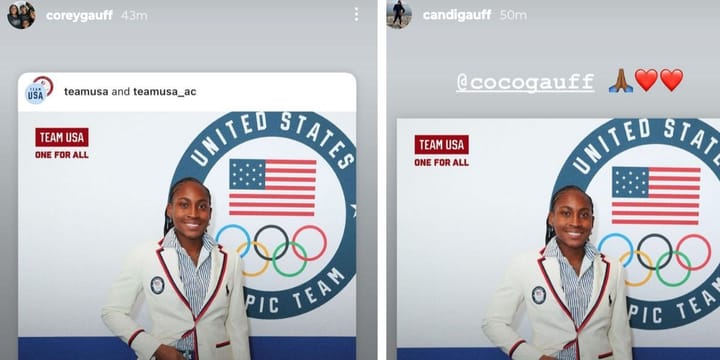 Coco Gauff's mother Candi and father Corey share their joy as American ...