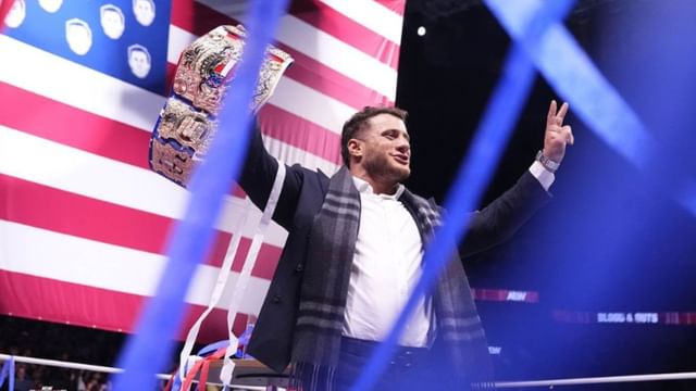MJF sends first message after introducing the American Championship at AEW Blood & Guts 2024
