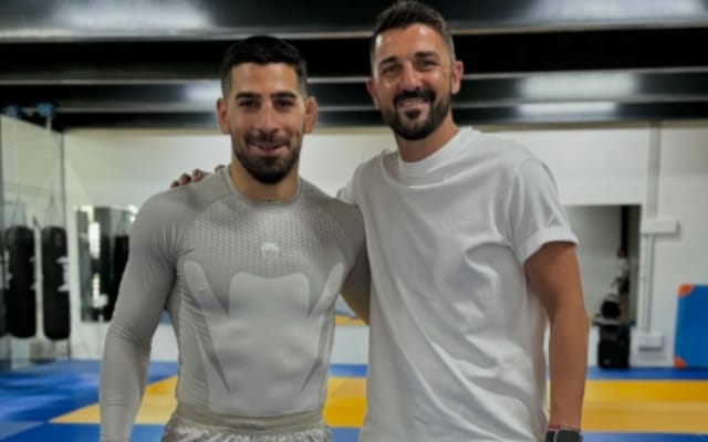 David Villa: Ilia Topuria shares two-word reaction after catching up ...