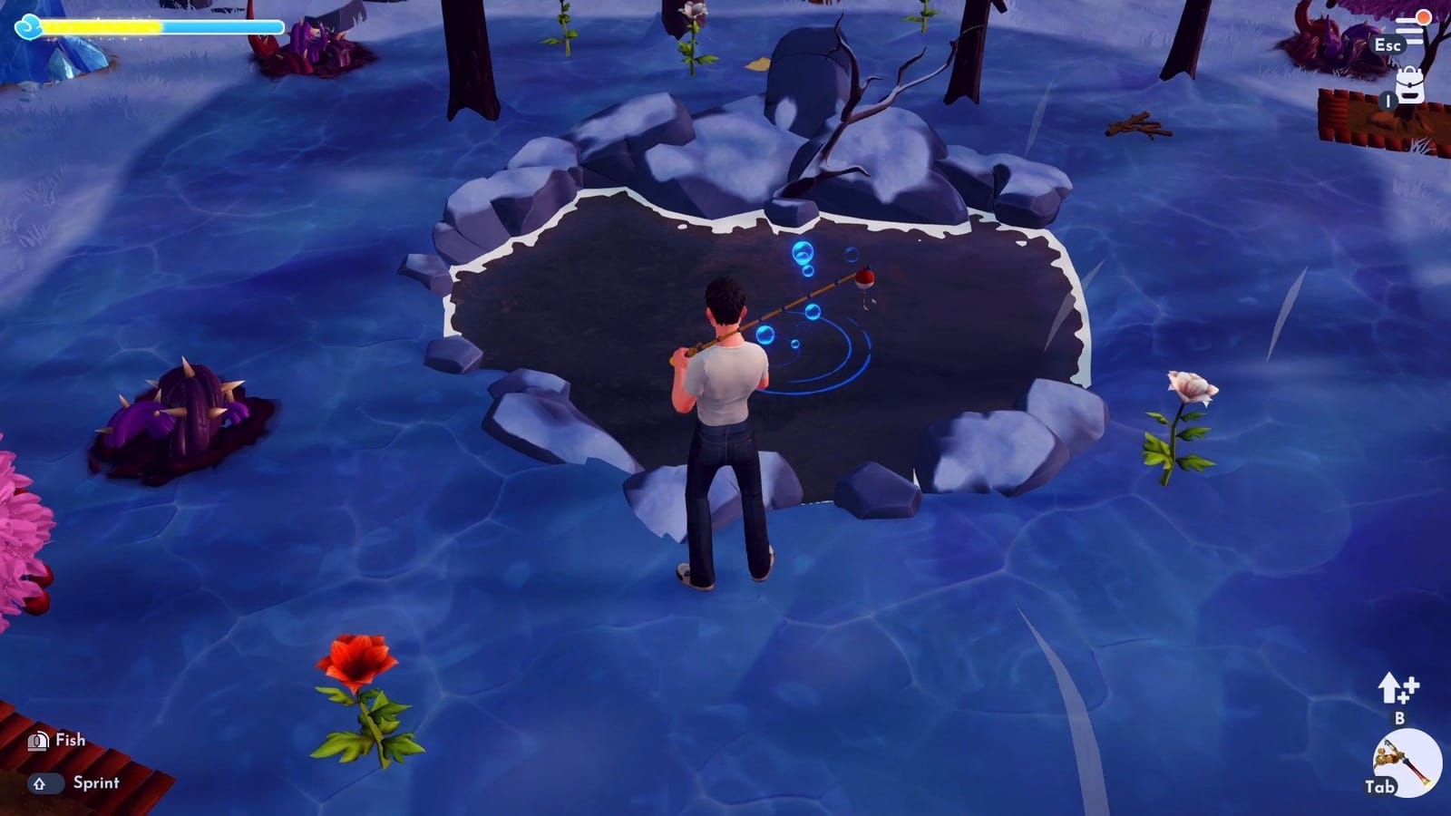 How to catch Tilapia in Disney Dreamlight Valley