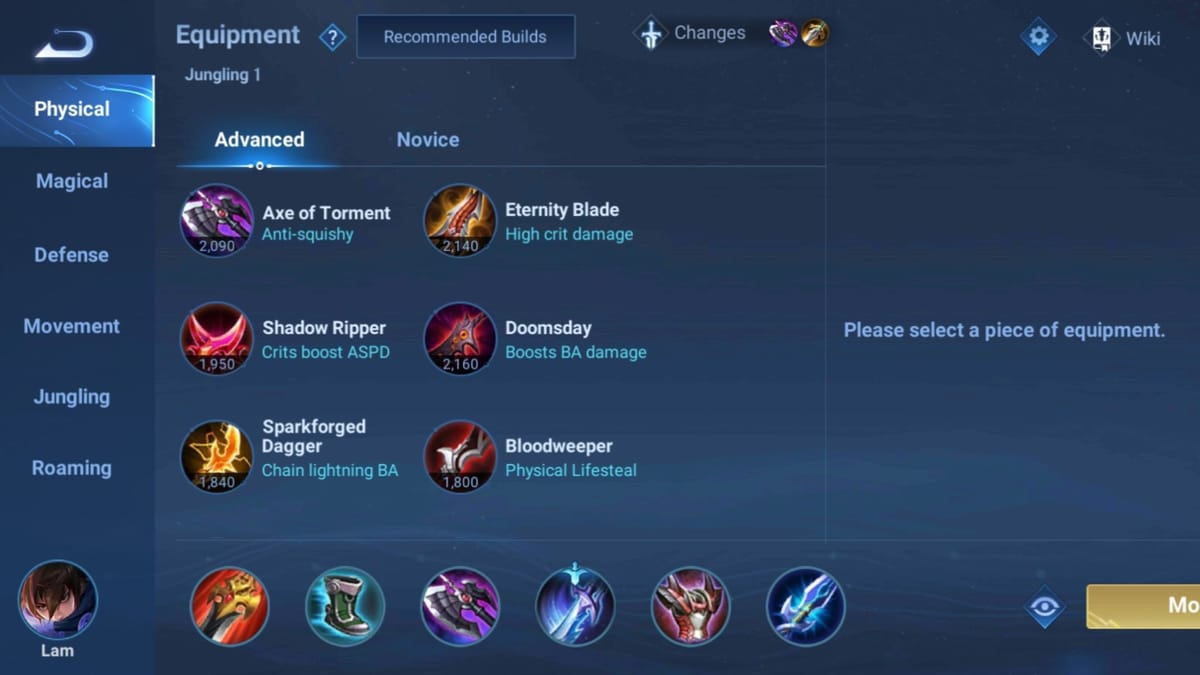 Best Lam build in Honor of Kings: Equipment, Arcanas, Battle Spell, and ...