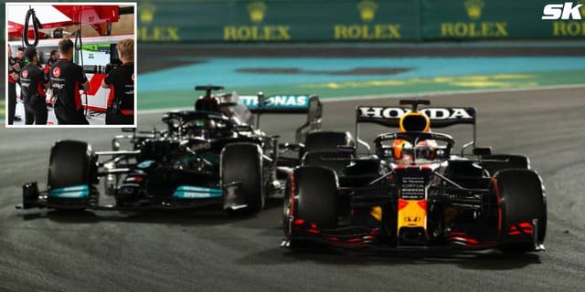 Watch: Clip of Haas cheering Max Verstappen's iconic overtake of Lewis Hamilton during the ...