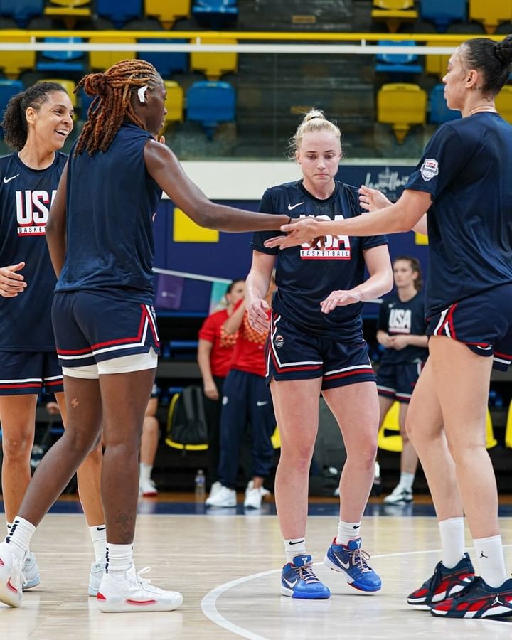 In Photos: Hailey Van Lith preps for Team USA's 3x3 bout against ...