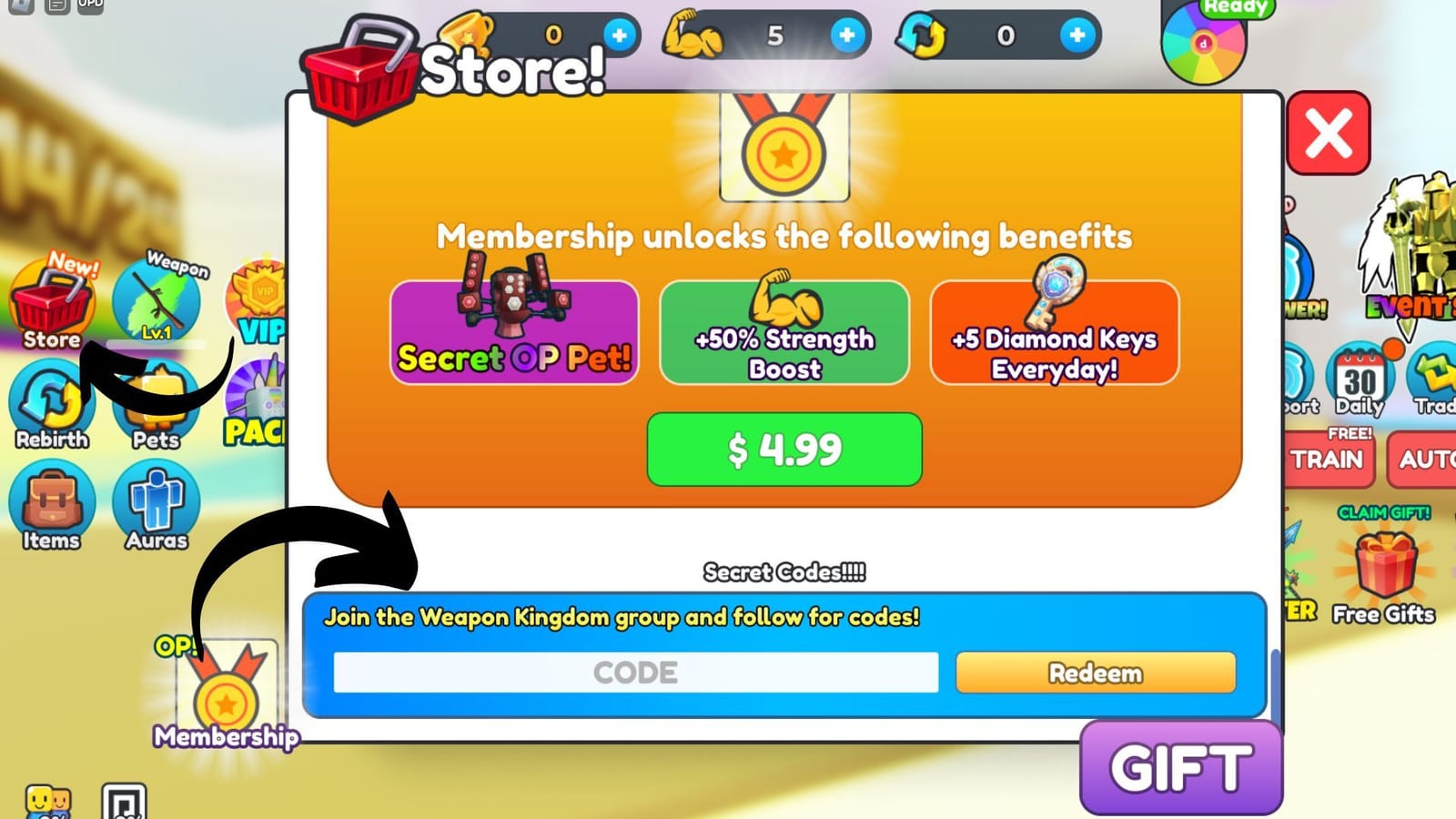 Reborn As Swordman Codes