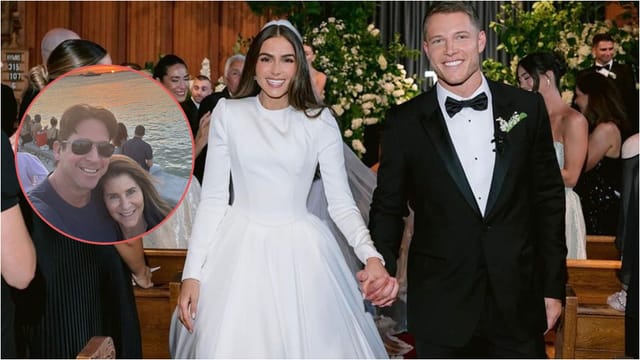 Christian McCaffrey's dad hails 49ers star's wife Olivia for capturing ...