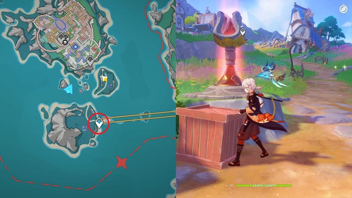 Genshin Impact Simulanka teleport waypoint locations