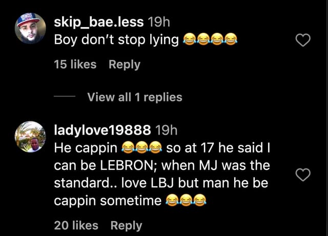 "All time clout chaser": NBA fans call cap on LeBron James "Chosen One ...