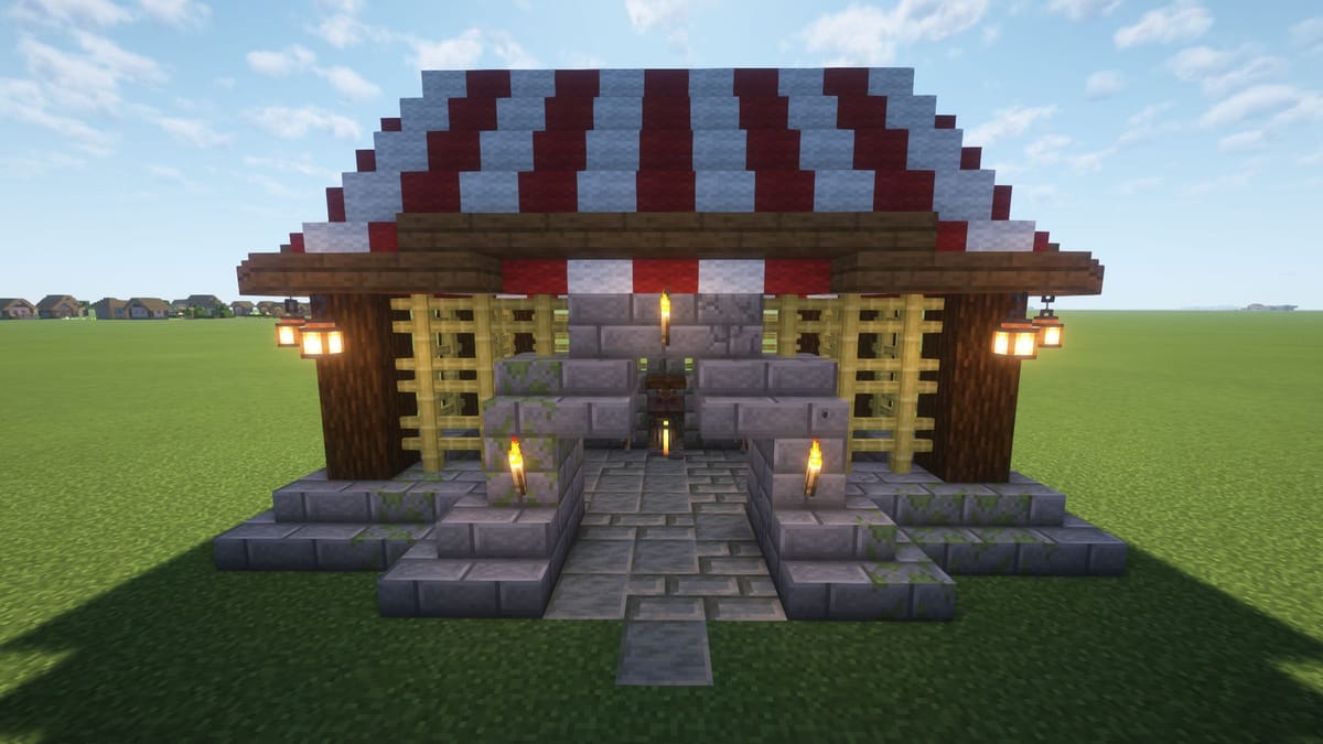 How to make Minecraft villager trading hall in 2024