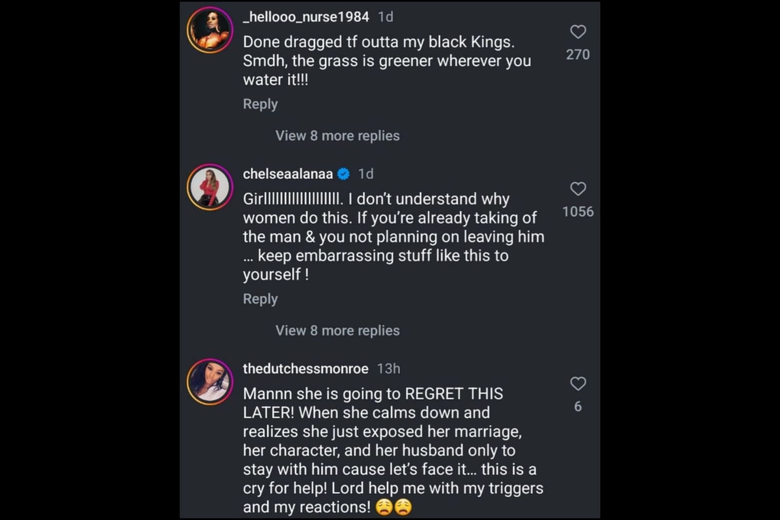 "Handle your marriage problems offline" - Internet reacts as influencer ...