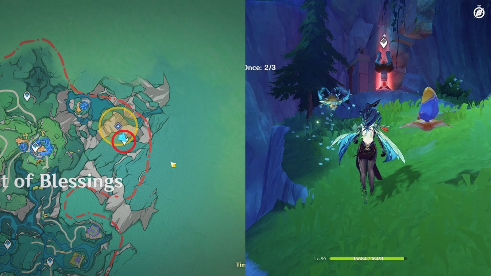 Genshin Impact Simulanka teleport waypoint locations