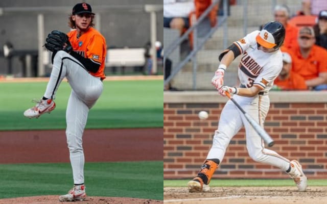 Oklahoma State players drafted on Day 1 of the 2024 MLB Draft ft ...
