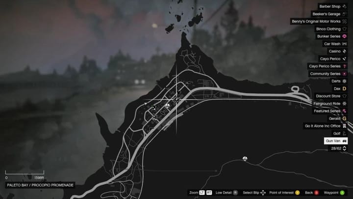 GTA Online Gun Van Location Today