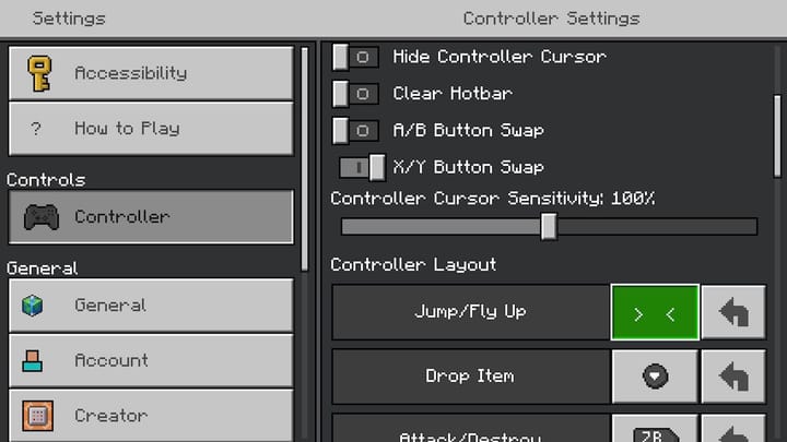 Minecraft Switch controls explained