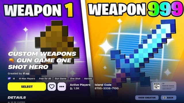 Fortnite One Shot Hero: UEFN map code, how to play, and more