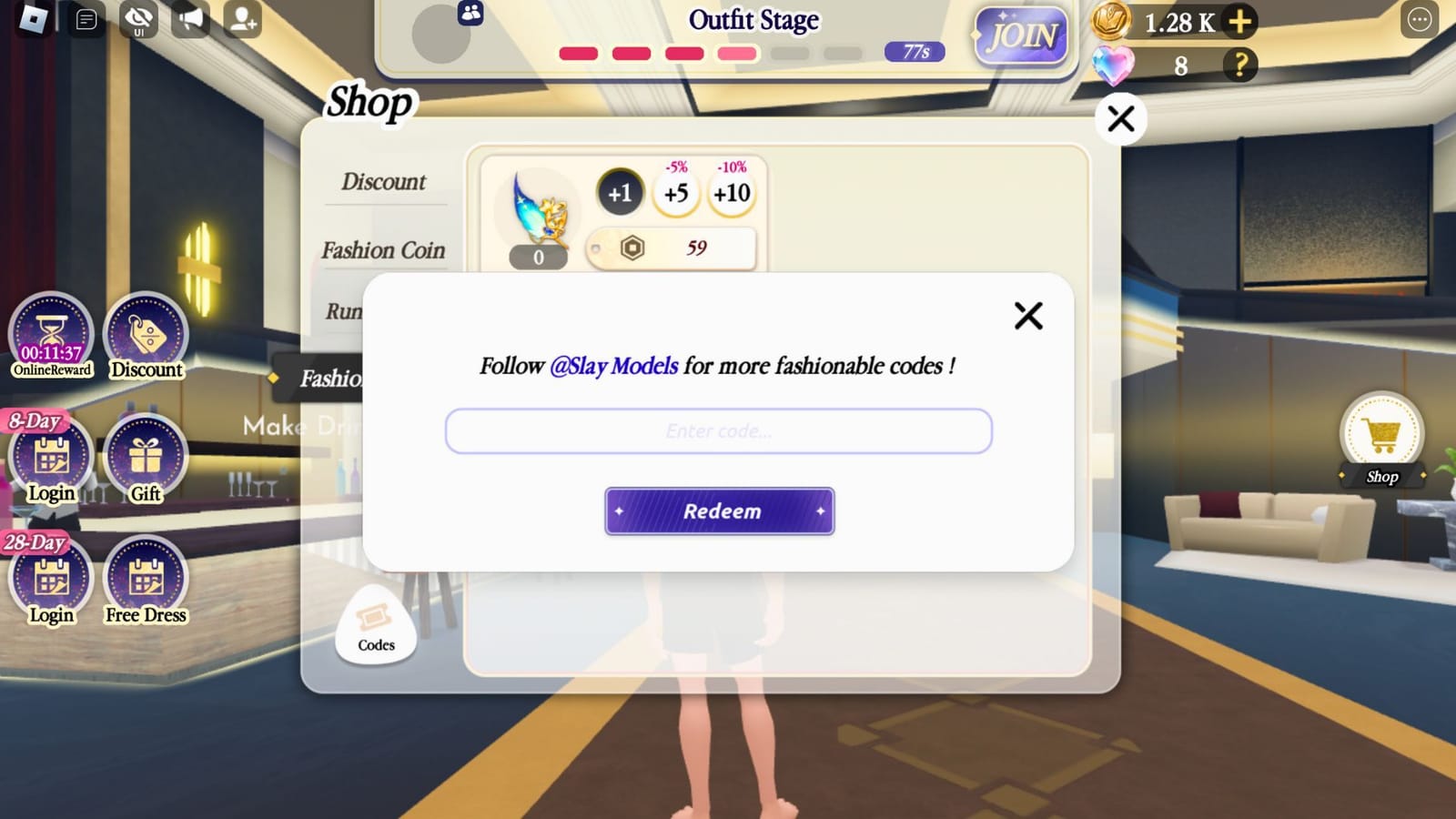 Roblox Slay the Runway Codes