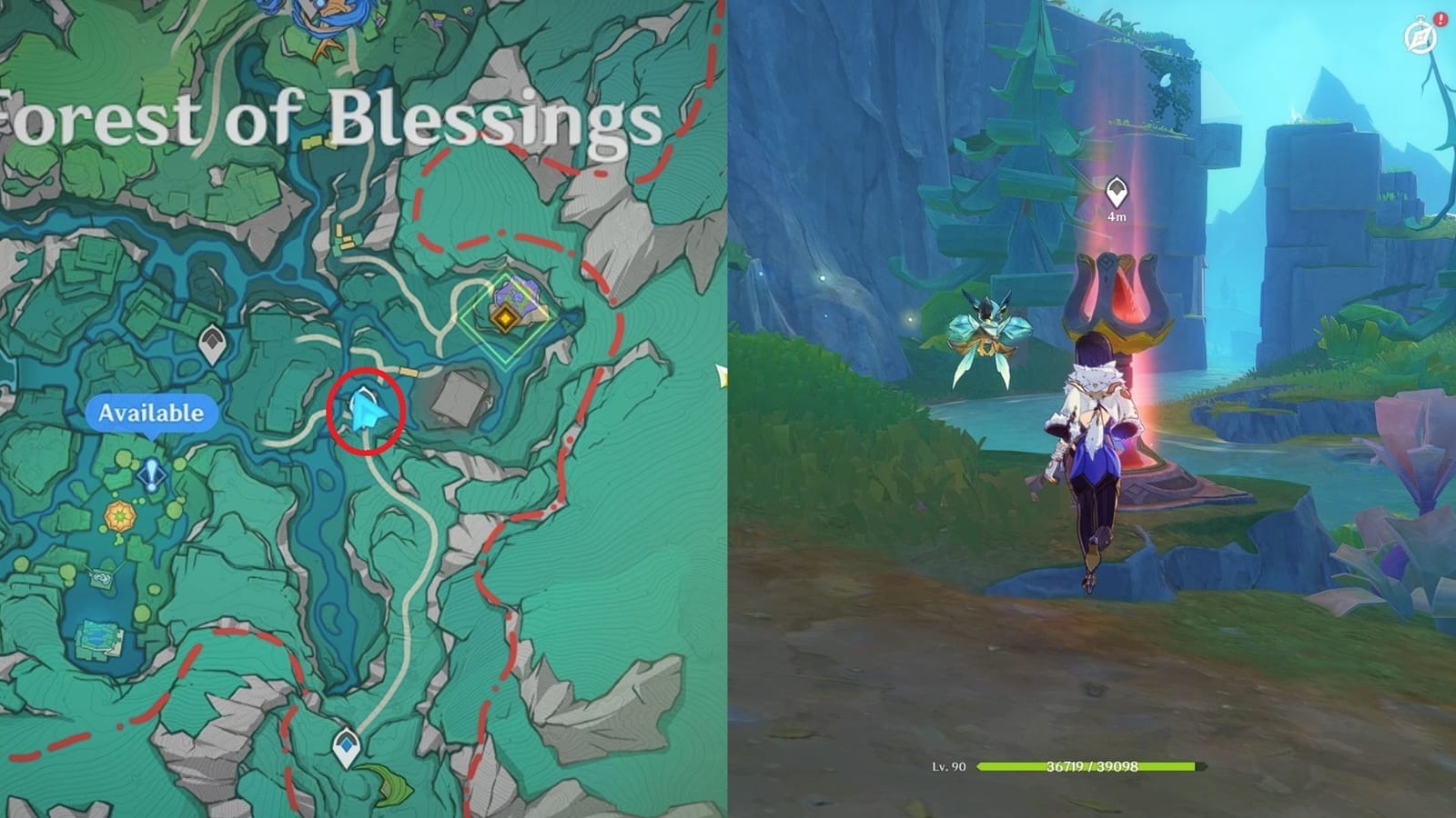 Genshin Impact Simulanka teleport waypoint locations