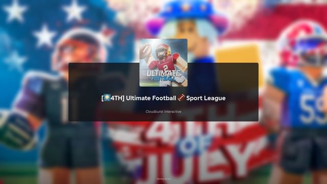 Ultimate Football 4th of July Event: New items, Goals, and more