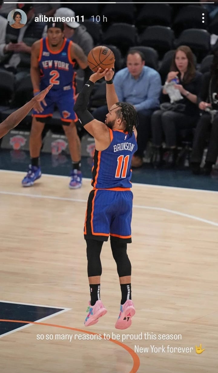 Jalen Brunson's wife Ali Marks Brunson's anniversary post gets love ...