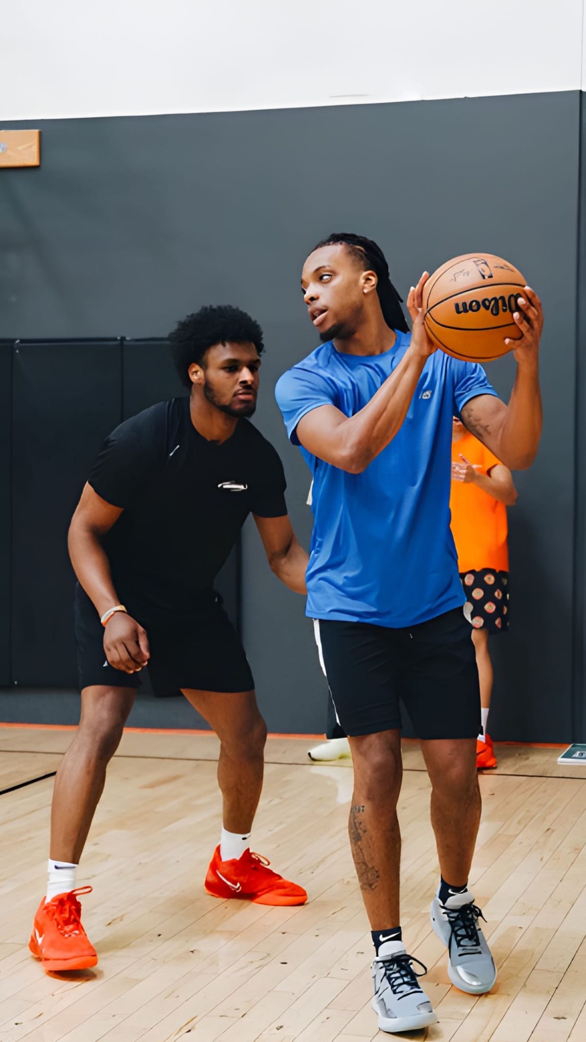 In Photos: Bronny James hones skills with former Lakers in NBA star ...