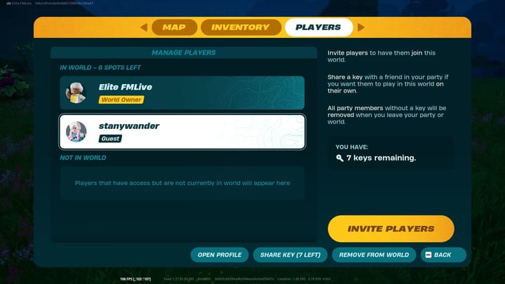 How to make someone a key holder in LEGO Fortnite
