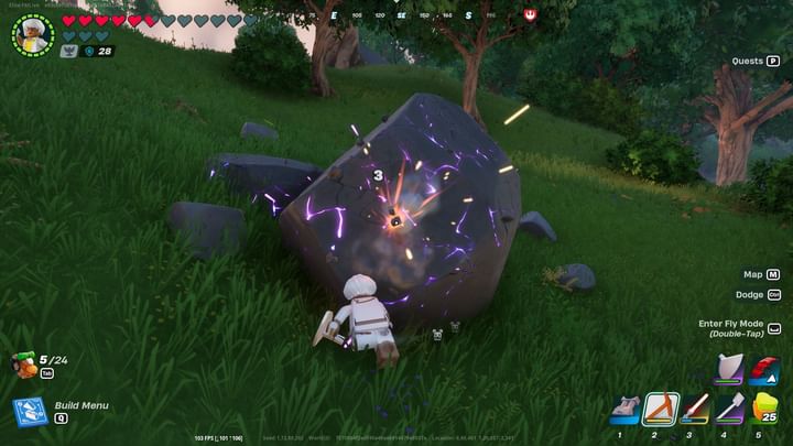 How to get Sandstone in LEGO Fortnite