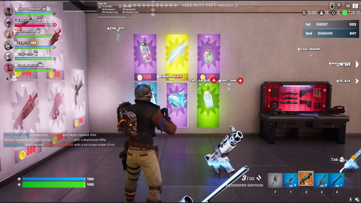 Fortnite Shadow VS Ghost: UEFN map code, how to play, and more