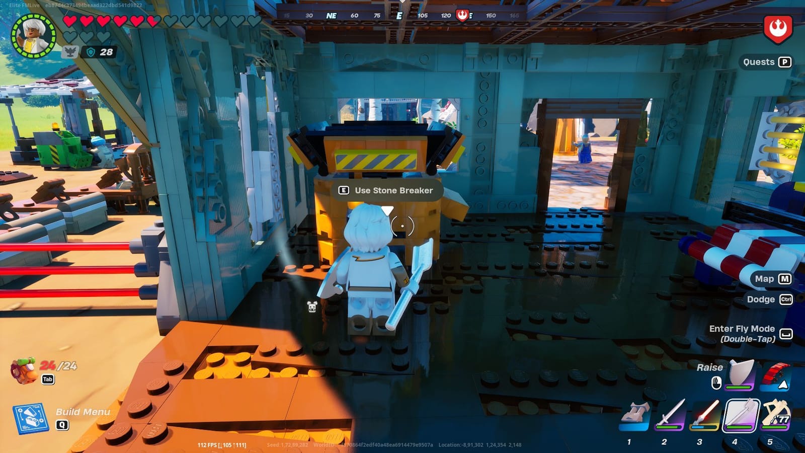 How to get Sandstone in LEGO Fortnite