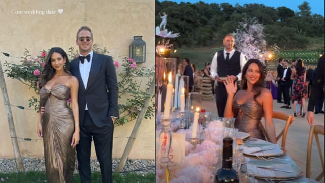 IN PHOTOS: Jared Goff and wife Christen Harper attend former NFL QB's ...