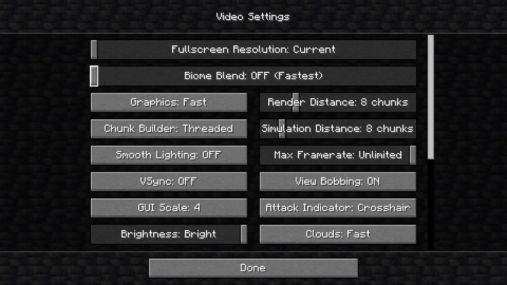How to improve FPS in Minecraft 1.21