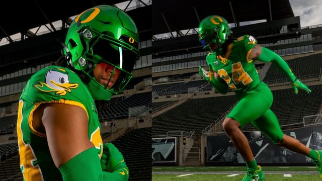 Oregon football new uniform out: Ducks unveil gang green jerseys for 2024 season