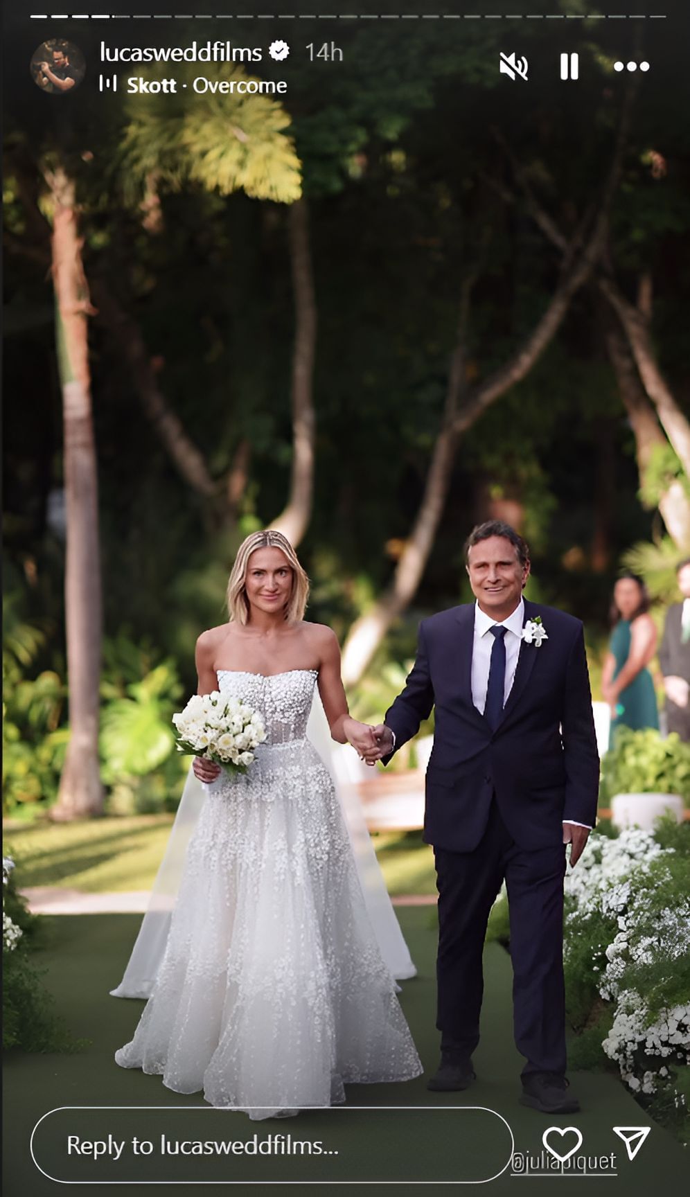 In Pictures: Daniel Suarez and Julia Piquet get married with Kelly ...