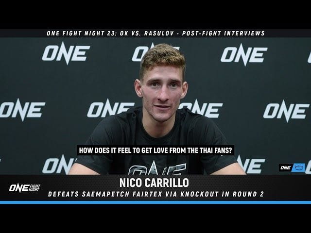 Nico Carrillo ONE Championship: "I'm still improving" - Nico Carrillo ...