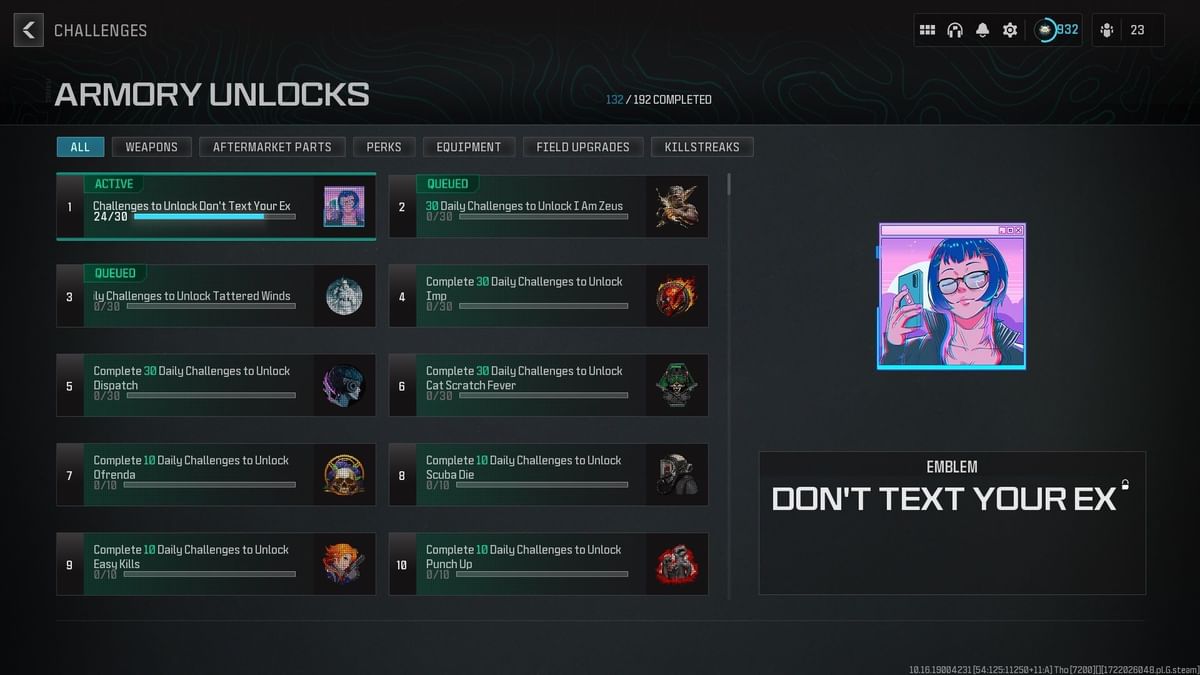 All new Armory Unlock rewards in MW3 and Warzone Season 5