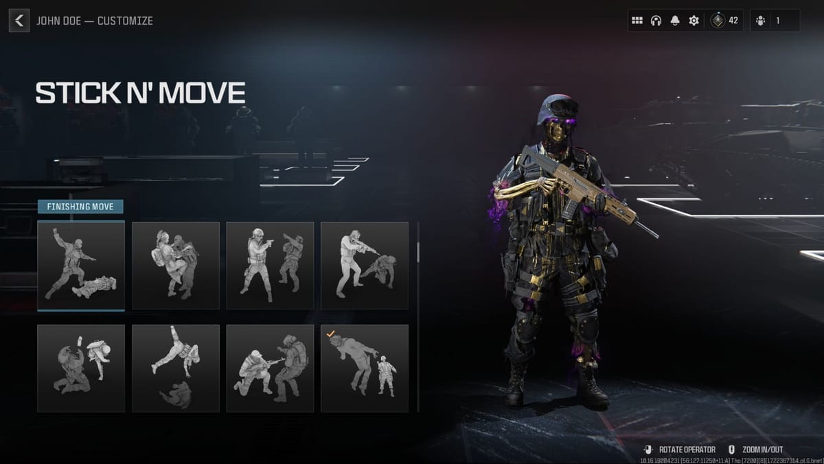 How to do a finishing move in MW3 and Warzone