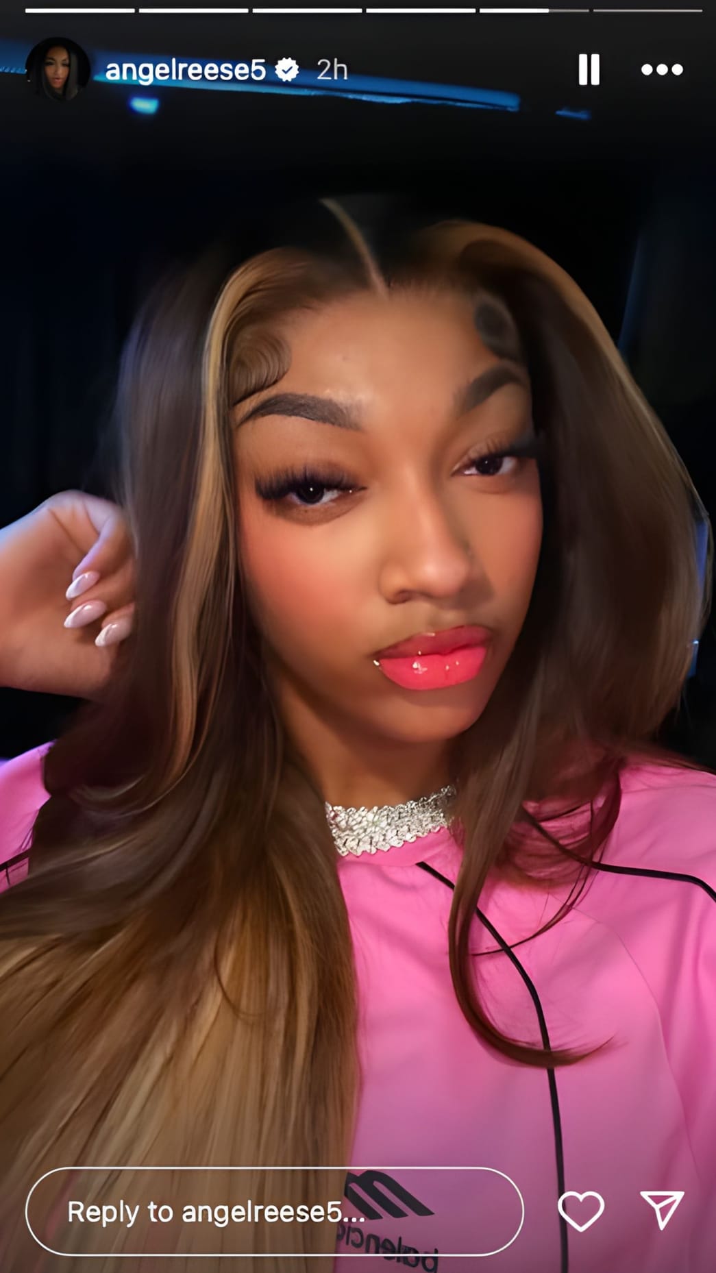 Photo: Angel Reese shares her $1000 Balenciaga outfit courtside in ...