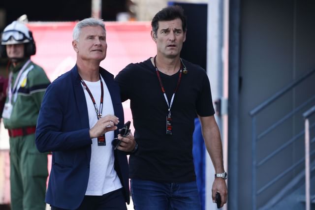 “I did the back, he did the front”: David Coulthard shares hilarious story when he and Mark ...